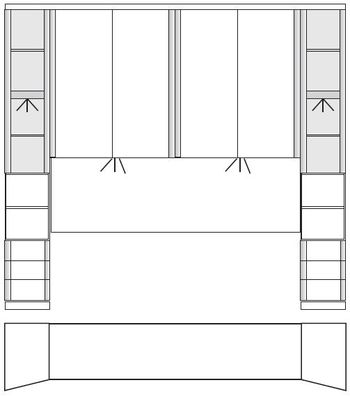 Overbed Unit | Overbed Storage | Bedroom Furniture | CFS UK