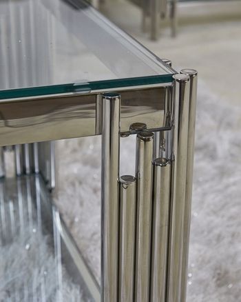 Glass Hall Table | Glass Top Console Table | CFS UK