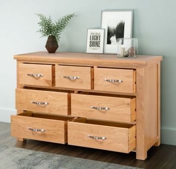 Oak Chest of Drawer | Solid Oak Chest of Drawer | CFS UK