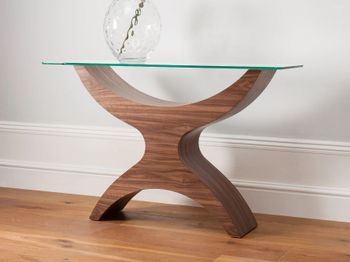 Glass Hall Table | Glass Top Console Table | CFS UK