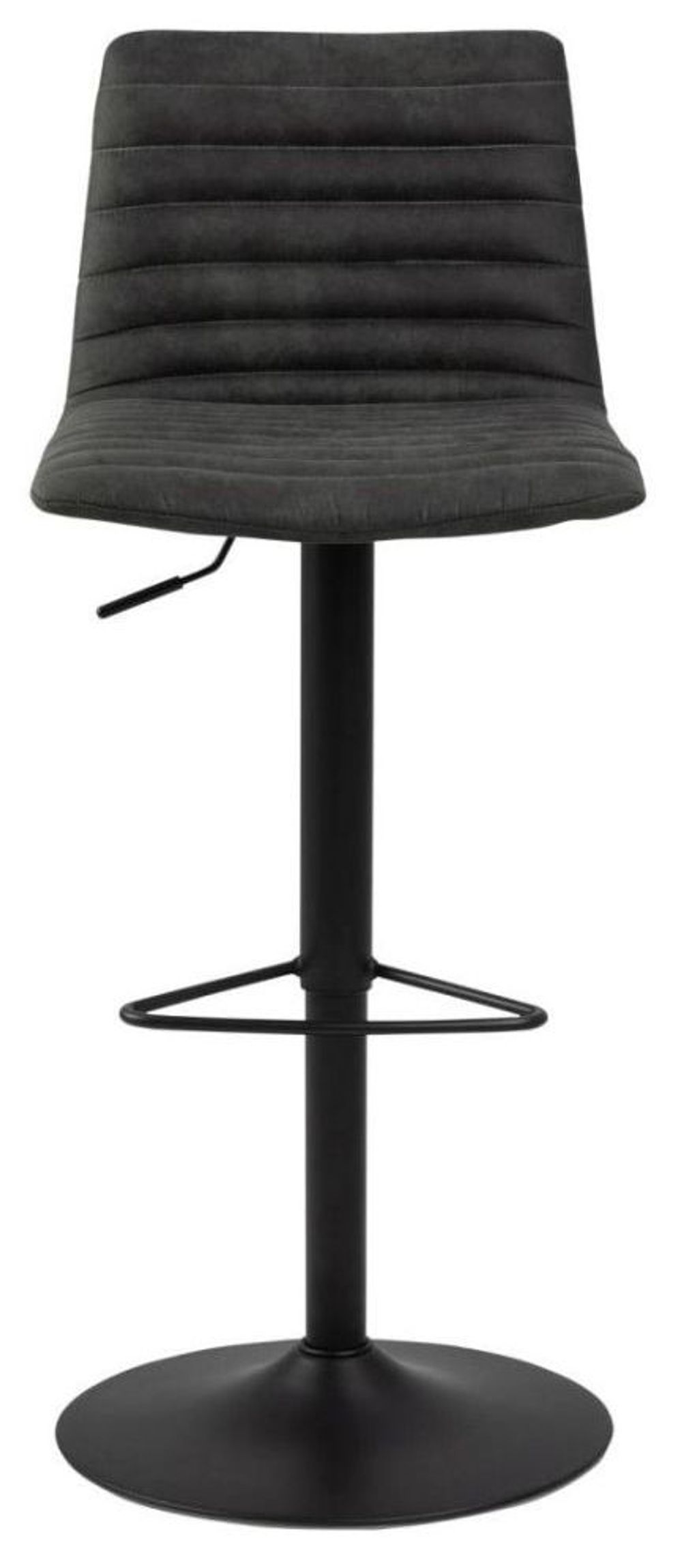 2 x Kimmy Anthracite Fabric Gas Lift Bar Stool | Choice Furniture ...