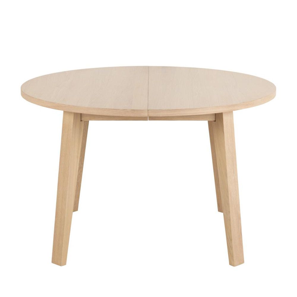 A Line White Oak 4 Seater Round Dining Table - 120cm | CFS UK
