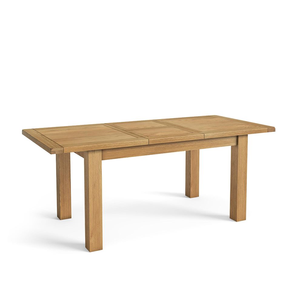 Burford Oak 6-8 Seater Butterfly Extending Dining Table - 150cm-200cm ...