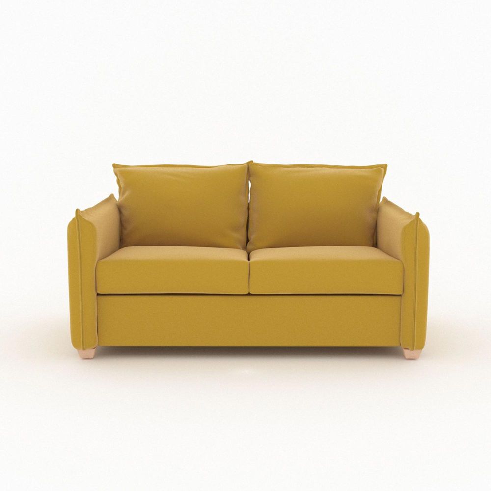 Oliver Sunningdale Saffron Fabric 2 Seater Sofa Bed | CFS UK