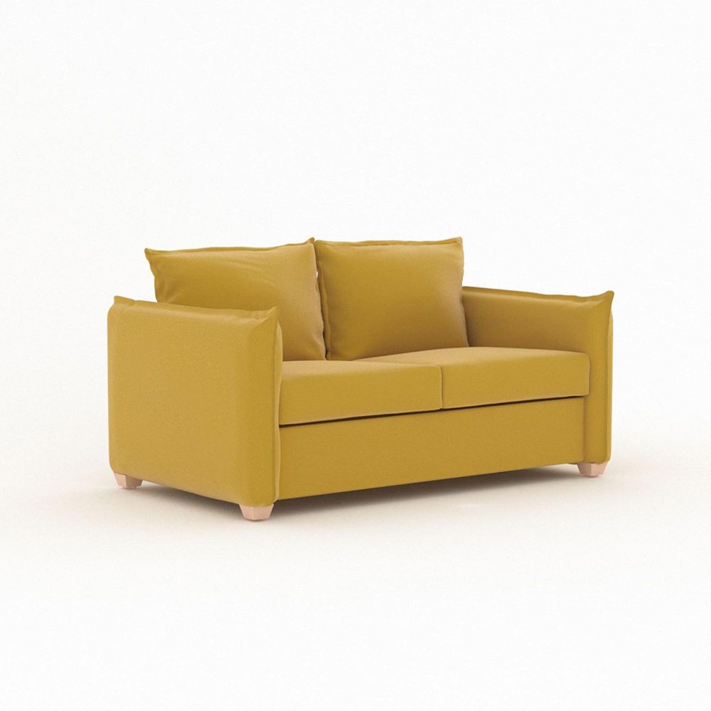 Oliver Sunningdale Saffron Fabric 2 Seater Sofa Bed | CFS UK