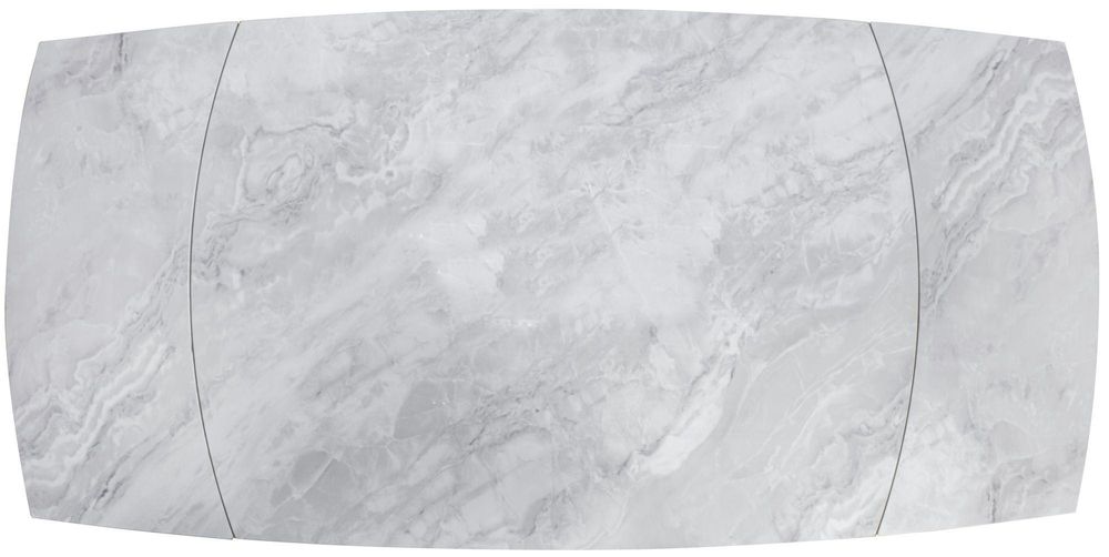 Enzo Pearla Grey Ceramic 4-6 Seater Extending Dining Table | CFS UK