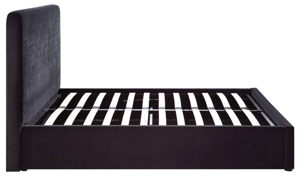 Ashby Black Fabric Bed - CFS UK