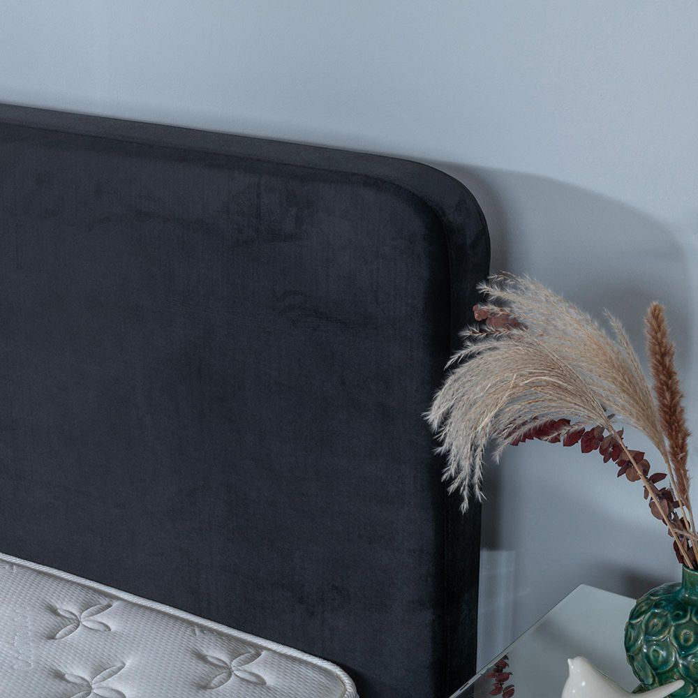 Ashby Black Fabric Bed | Choice Furniture Superstore UK