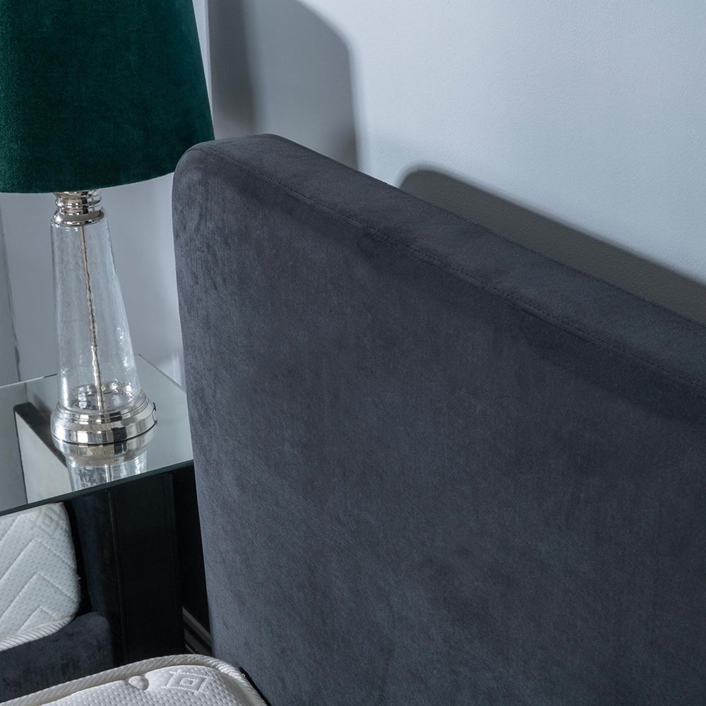 Ashby Black Fabric Bed | Choice Furniture Superstore UK