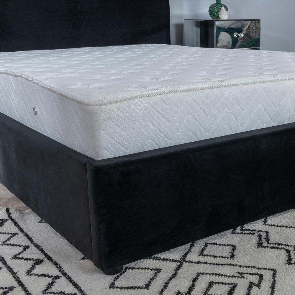 Ashby Black Fabric Bed | Choice Furniture Superstore UK
