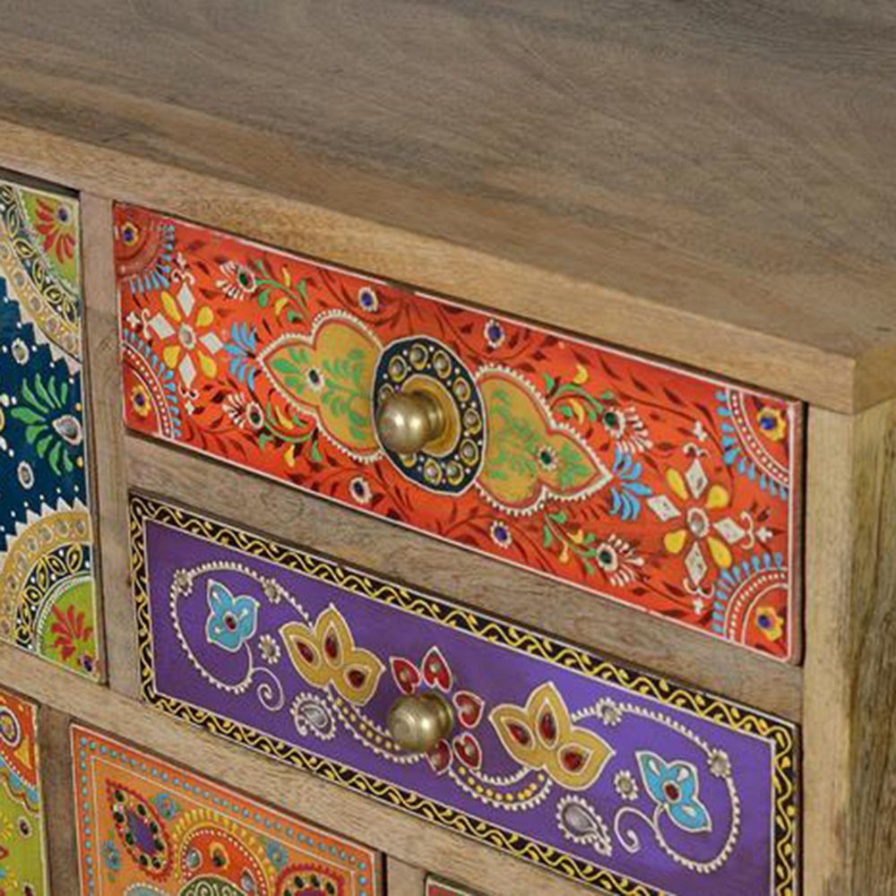 Narduzu Mango Wood Painted Multi Drawer Chest | Choice Furniture ...