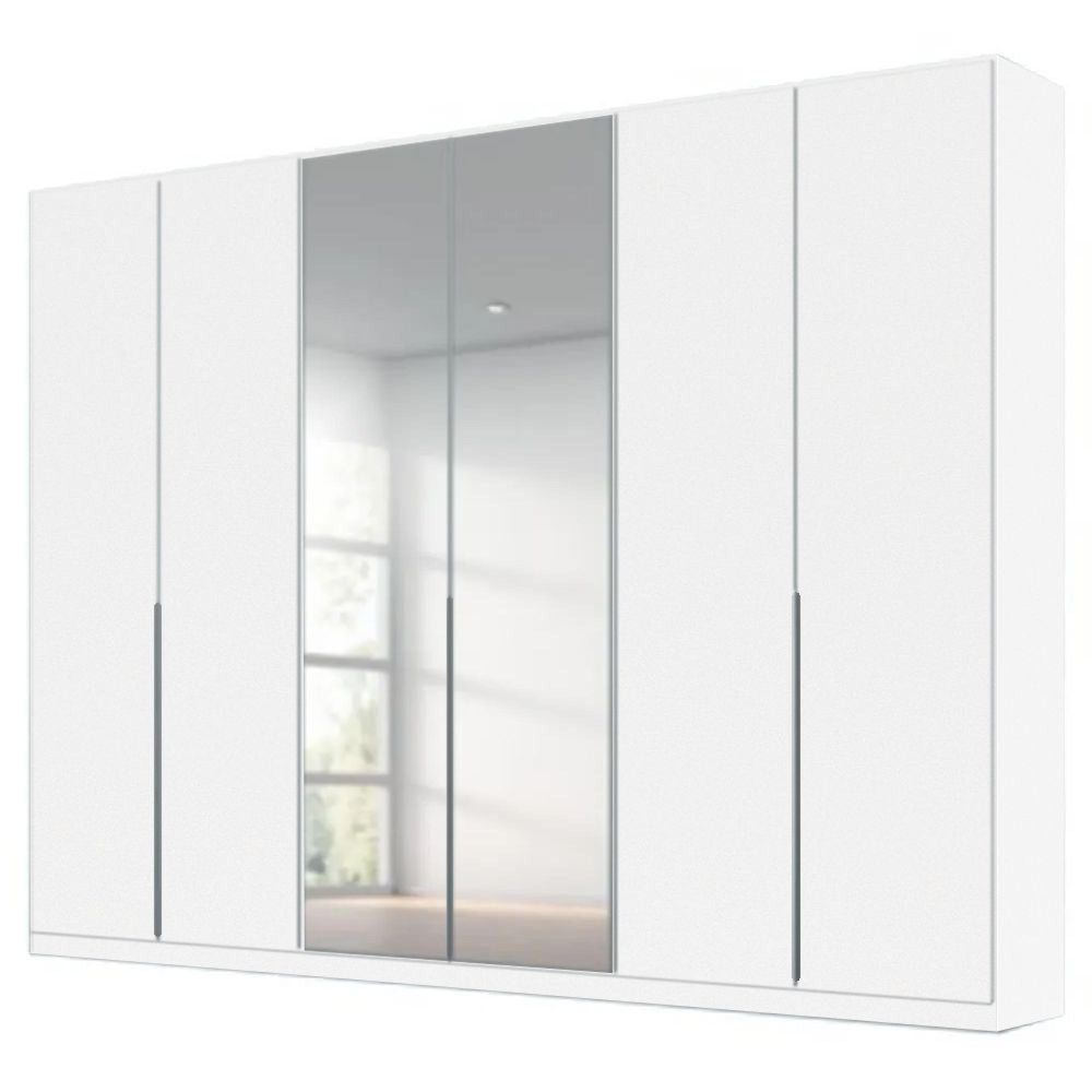 Rauch Alabama 271cm 6 Door Wardrobe with Mirror - Alpine White | CFS UK