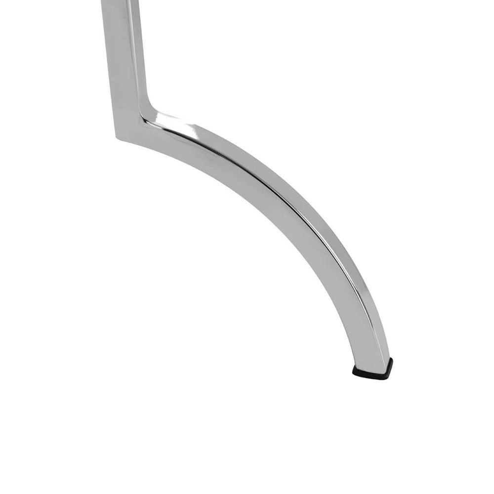 Arbus Glass Console Table with Chrome Legs | Choice Furniture Superstore UK