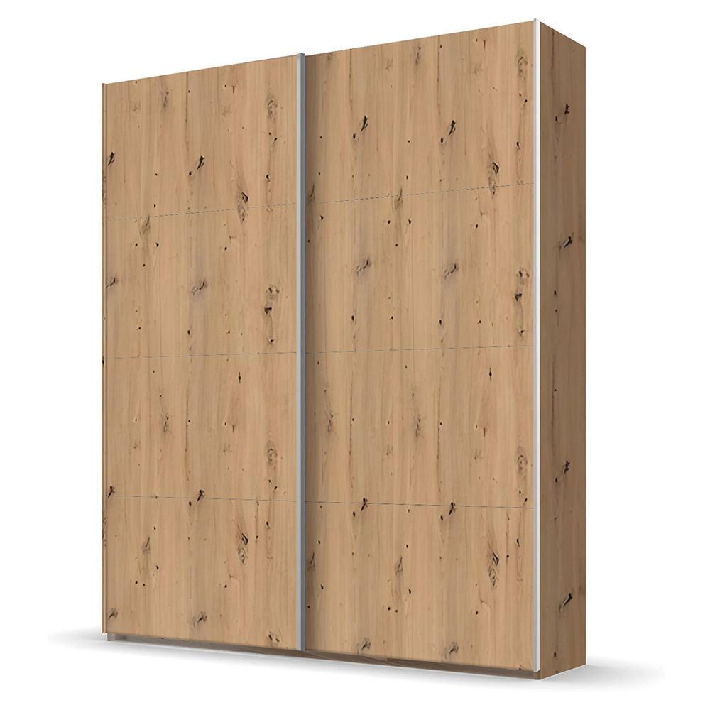 Rauch Beluga Extra 137cm 2 Door Sliding Wardrobe - Artisan Oak | CFS UK