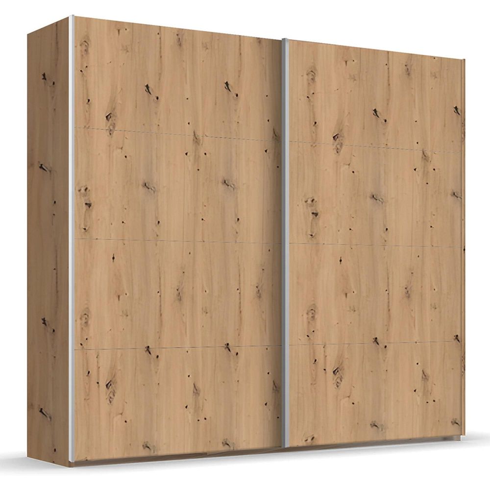 Rauch Beluga Extra 226cm 2 Door Sliding Wardrobe - Artisan Oak | CFS UK