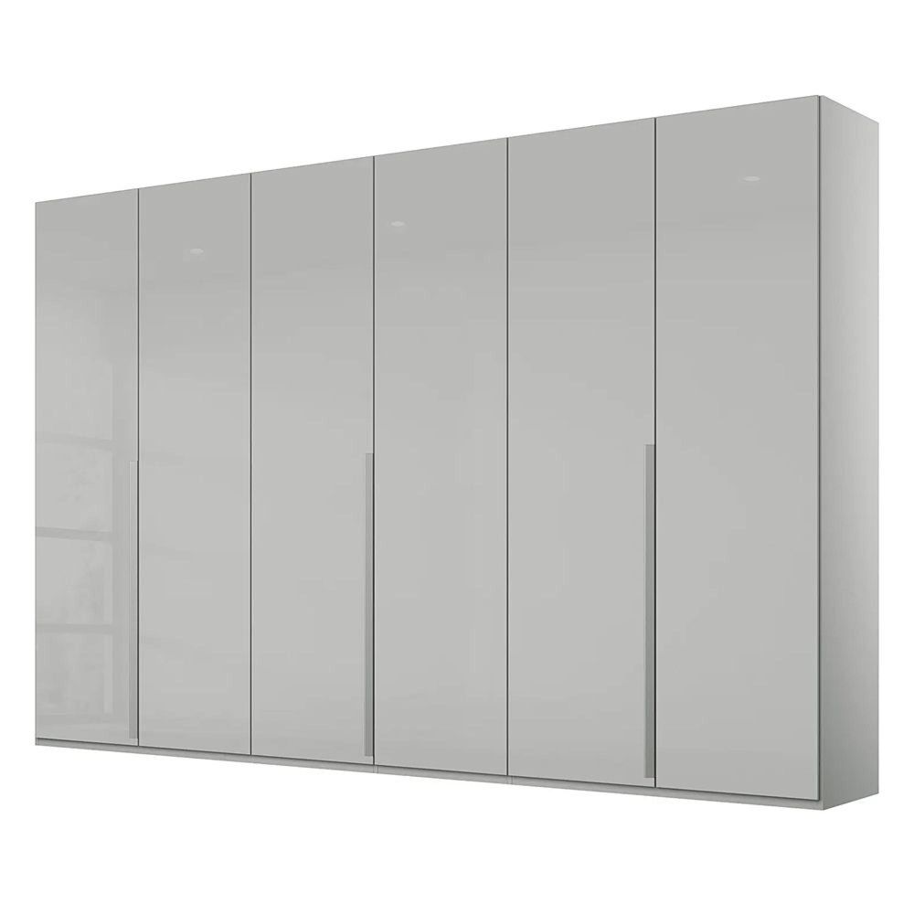 Rauch Purisma 301cm 6 Door Wardrobe - Silk Grey Glass | CFS UK