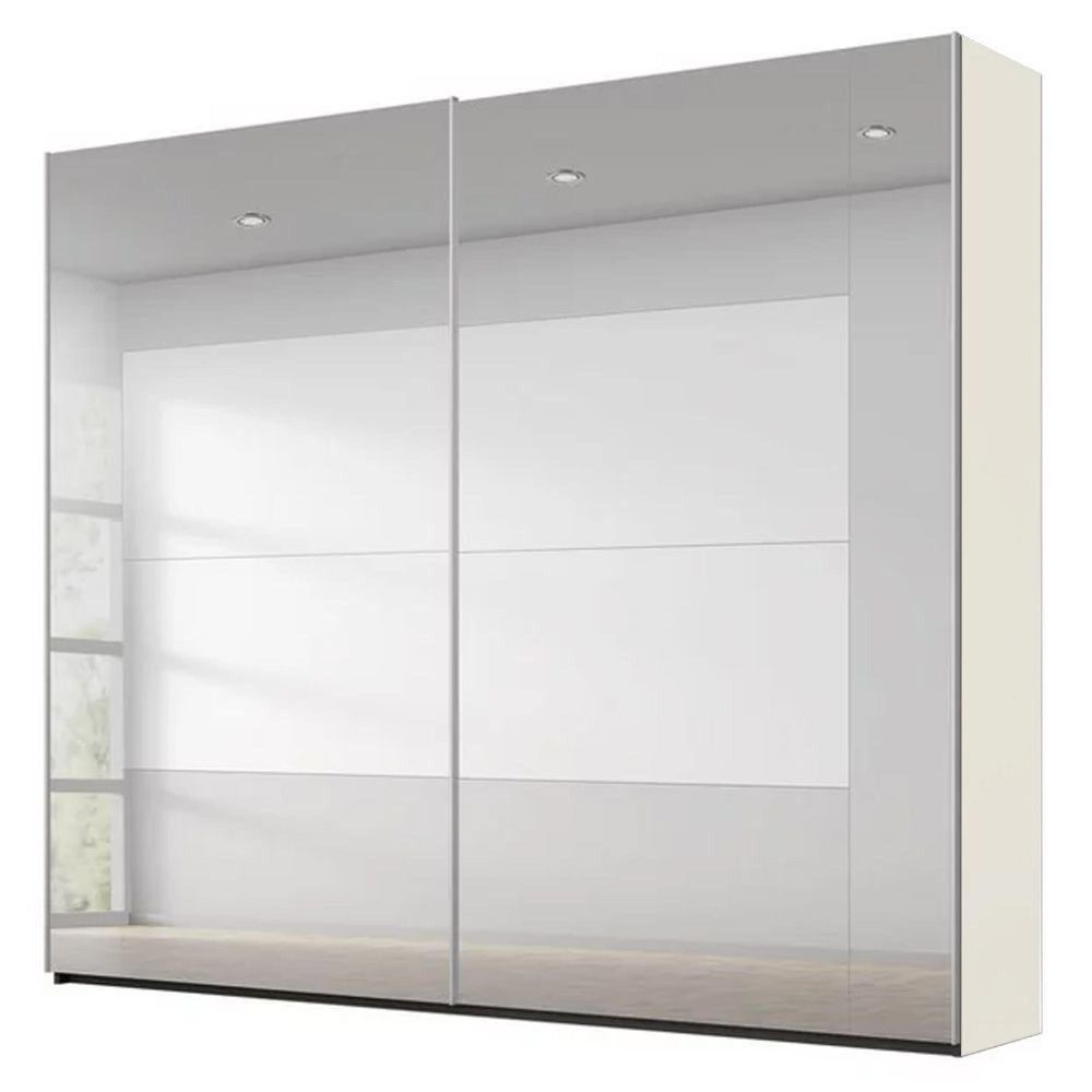 Rauch Miramar Type-4 226cm 2 Door Mirrored Sliding Wardrobe - Champagne | CFS UK