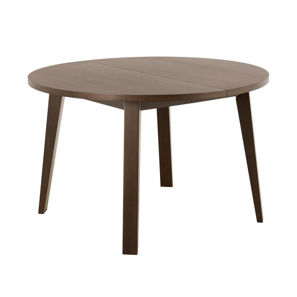 A Line Smoked Oak 4 Seater Round Dining Table - 120cm | CFS UK