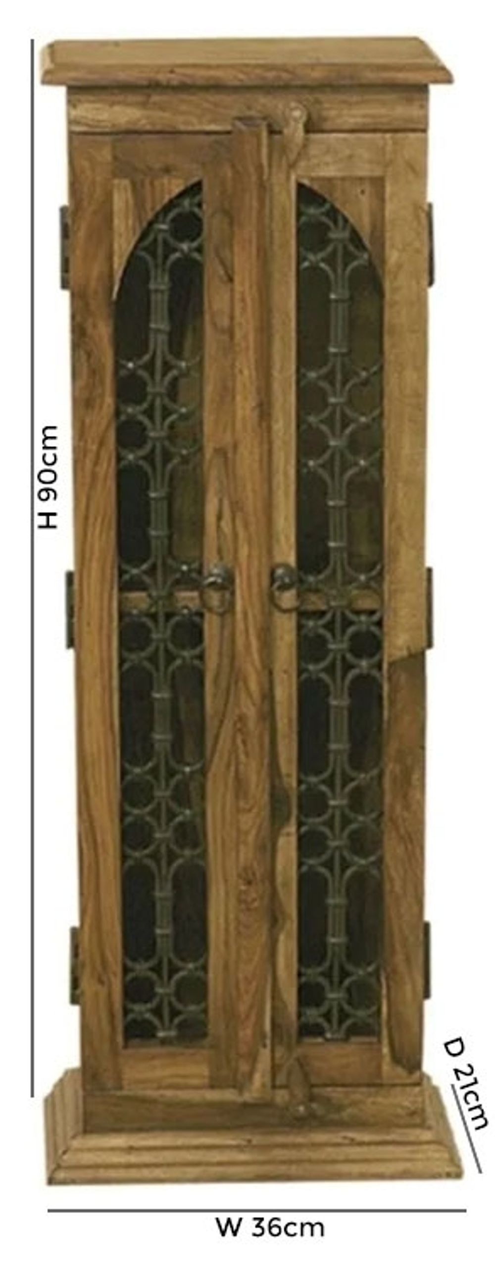 Thacket Sheesham Wood CD DVD Rack | Choice Furniture Superstore UK