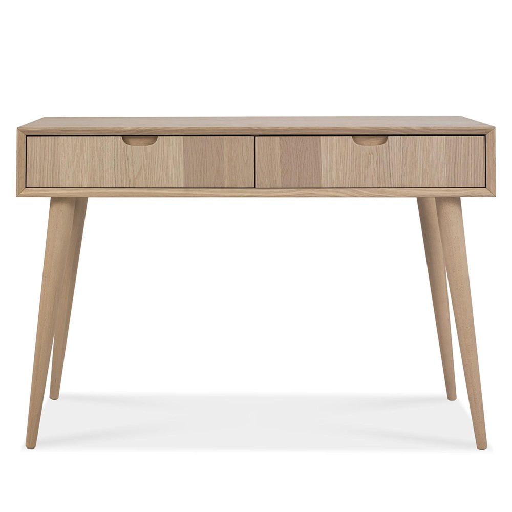 Bentley Designs Dansk Scandi Oak 2 Drawer Console Table | CFS UK
