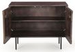 Clearance - Highgrove Fluted 2 Door Sideboard in Walnut Finished Mango ...