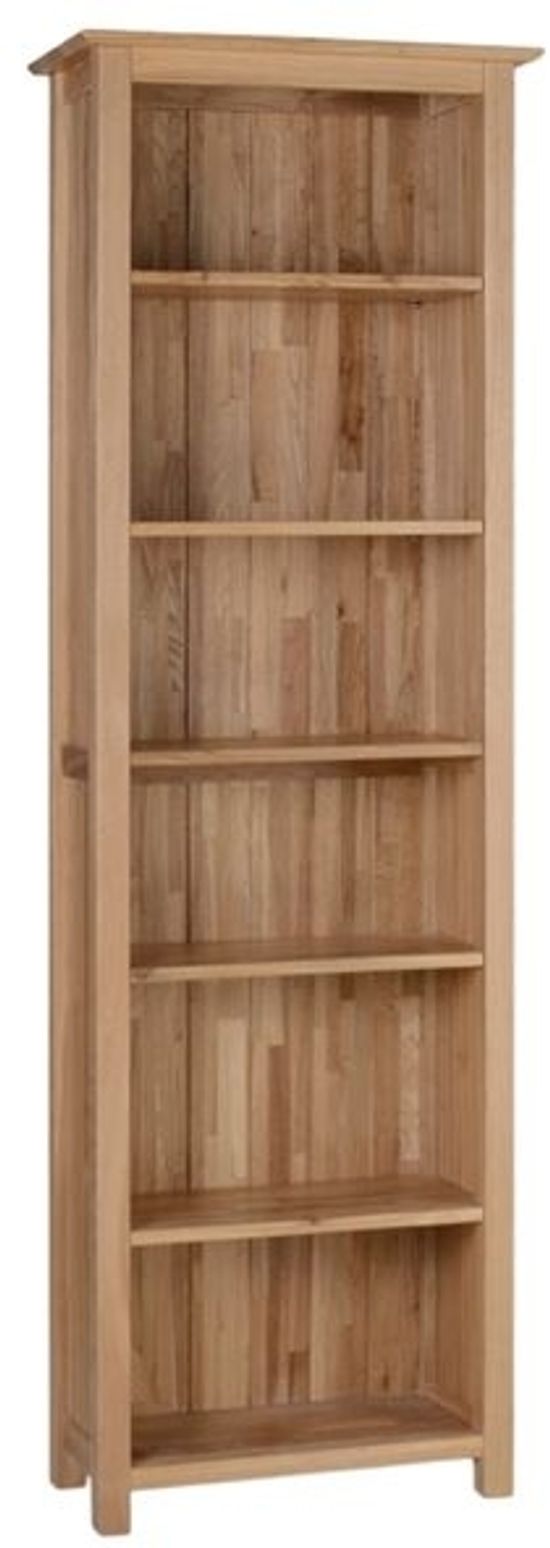 Nimbus Oak Narrow Tall Bookcase | Choice Furniture Superstore UK
