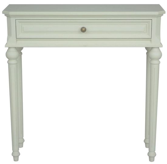 Solana French Lime White 1 Drawer Console Table | Choice Furniture ...