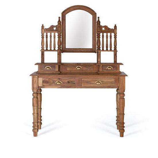 Florence Mango Wood Dressing Table | Choice Furniture Superstore UK