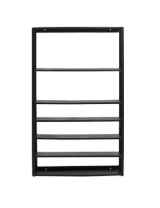 NORDAL Zaros Black Metal Wall Shelf | Choice Furniture Superstore UK