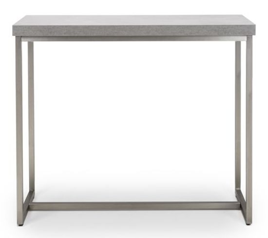 Delta Concrete Effect Console Table | Choice Furniture Superstore UK