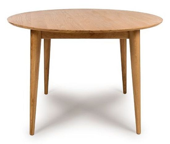 Jenson Oak 2 Seater Round Dining Table | Choice Furniture Superstore UK