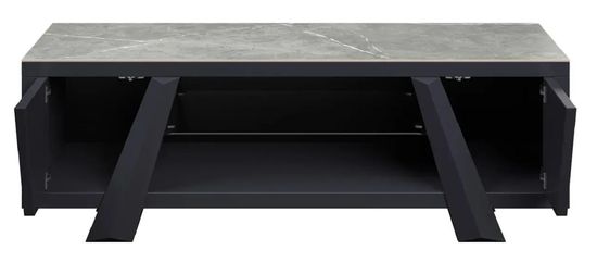 Brando Grey Ceramic Top 140cm TV Unit | Choice Furniture Superstore UK