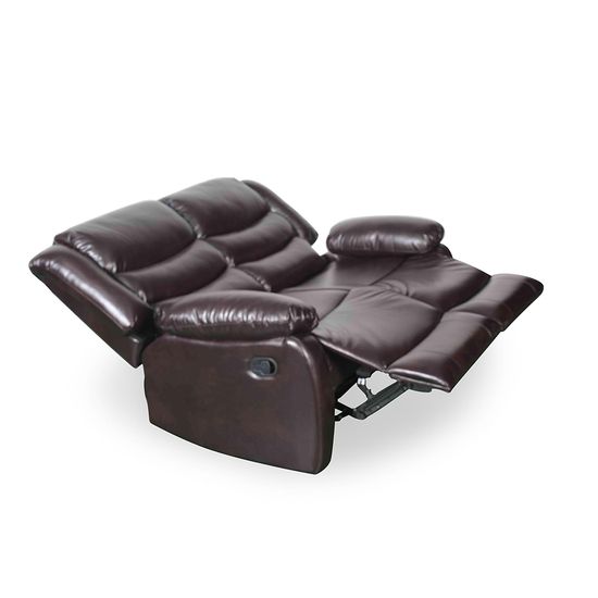 Conrad Brown Leather Manual Recliner 2 Seater Sofa | CFS UK