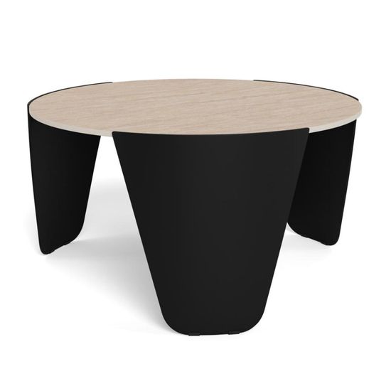 Altea Beige Travertine Round Coffee Table | Choice Furniture Superstore UK