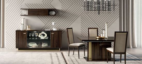 Modum Volare Walnut Italian Large Wall Shelf | Choice Furniture ...