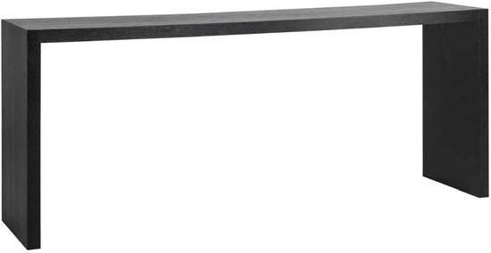 Oakura Black Oak Console Table | Choice Furniture Superstore UK