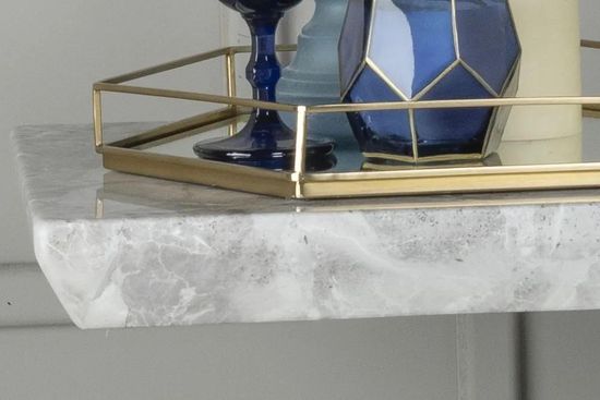 Milan Grey Marble Console Table | Choice Furniture Superstore UK