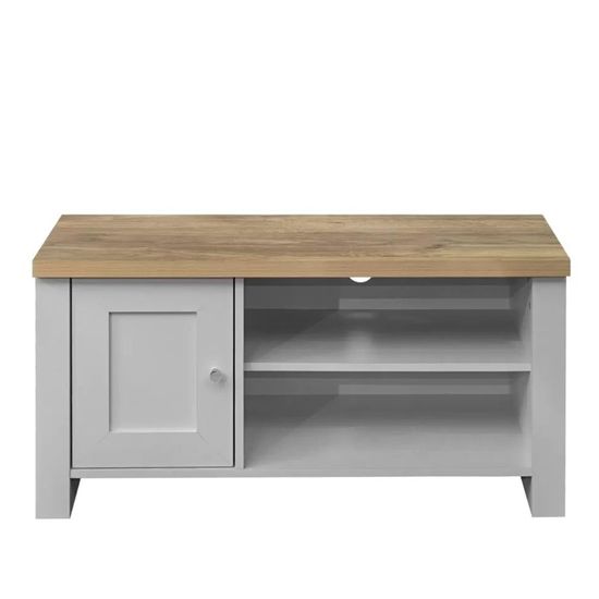 Highgate Grey Painted 1 Door TV Unit | Choice Furniture Superstore UK