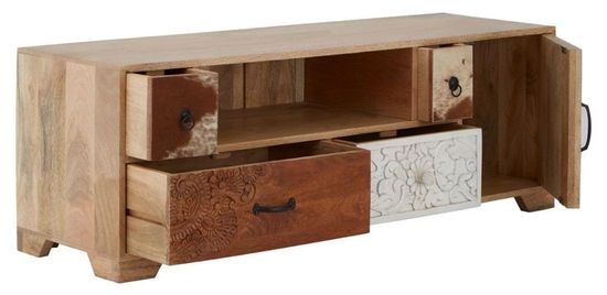 Marwar Mango Wood 130cm TV Unit | Choice Furniture Superstore UK