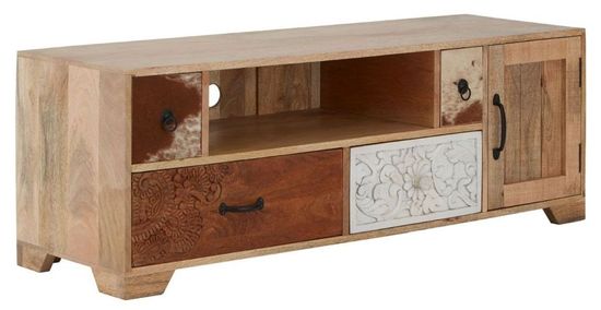 Marwar Mango Wood 130cm TV Unit | Choice Furniture Superstore UK