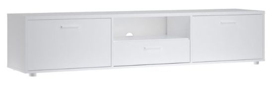 Media White Large Storage TV Unit | Choice Furniture Superstore UK