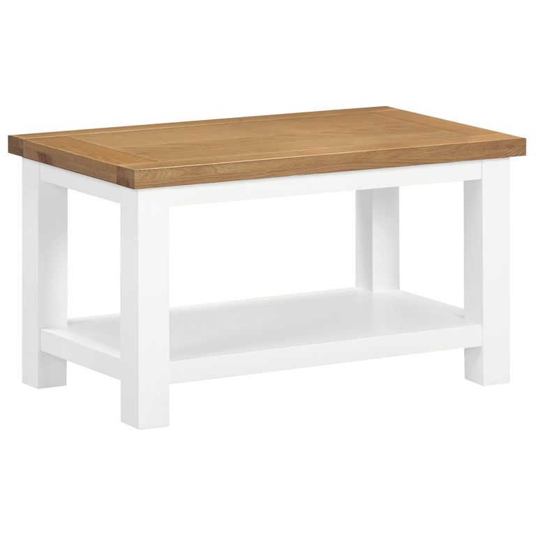 Lundy White Painted Coffee Table | Choice Furniture Superstore UK