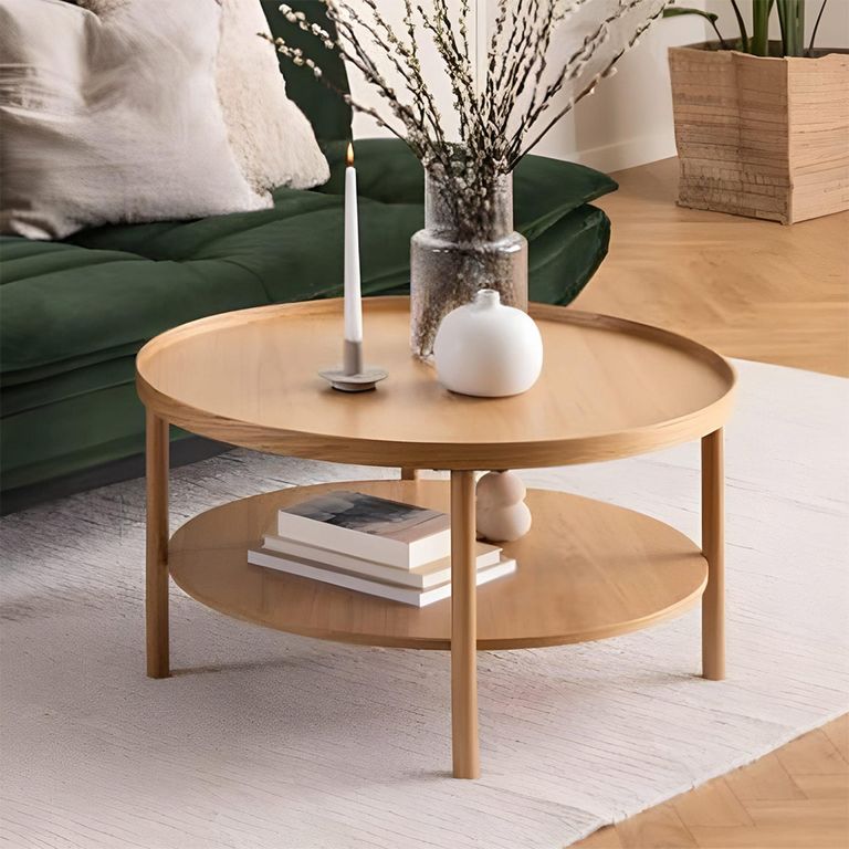 Banbury Oak Round Coffee Table | Choice Furniture Superstore UK