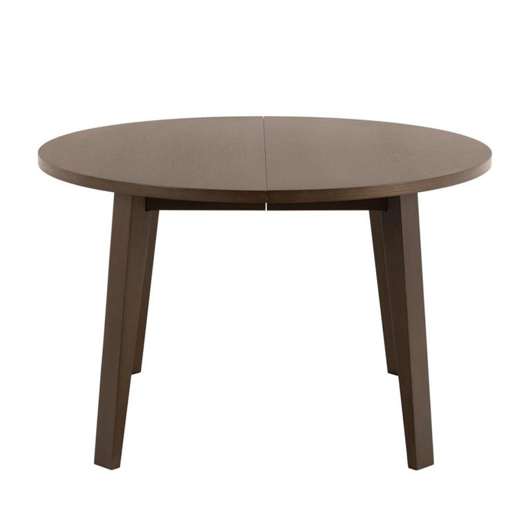A Line Smoked Oak 4 Seater Round Dining Table - 120cm | CFS UK