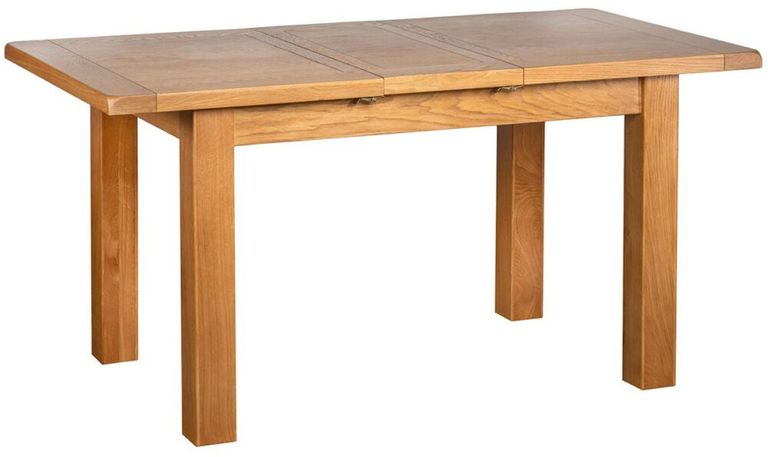 Somer 4-6 Seater Oak Extending Dining Set - 4 Ladder Back Dining Chair ...