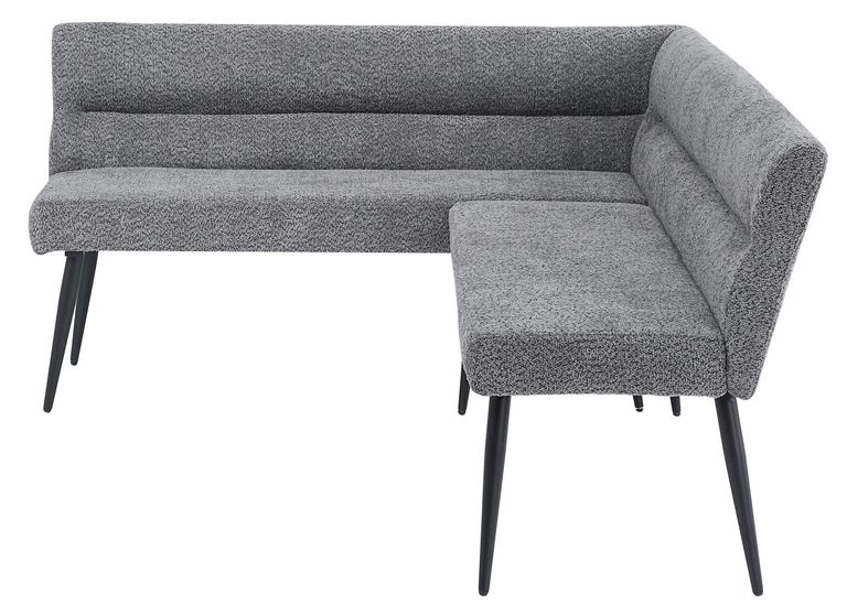 Monza Grey Fabric Corner Dining Bench - RHF | Choice Furniture ...