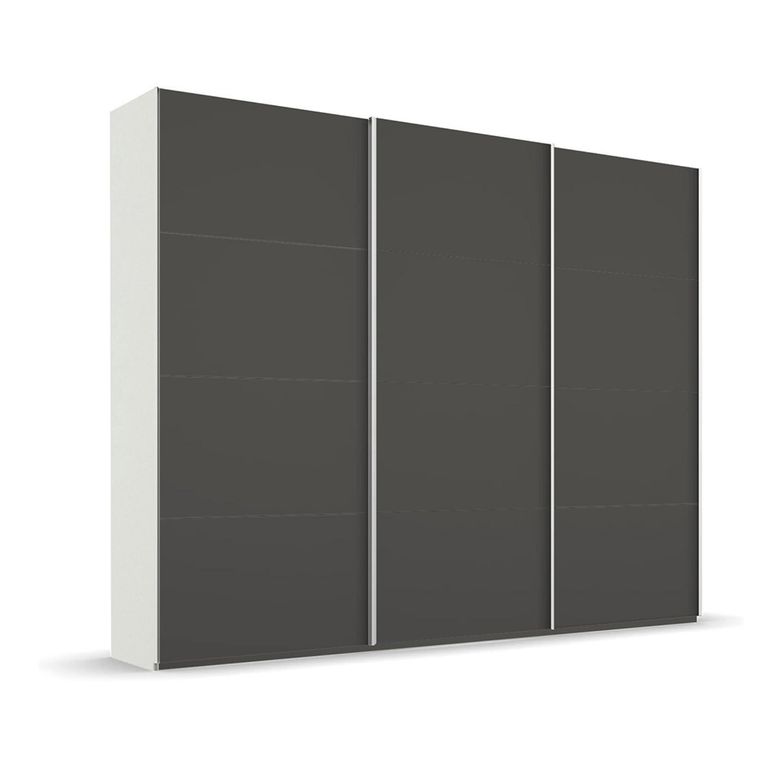 Rauch Beluga Extra 271cm 3 Door Sliding Wardrobe - Alpine White and ...