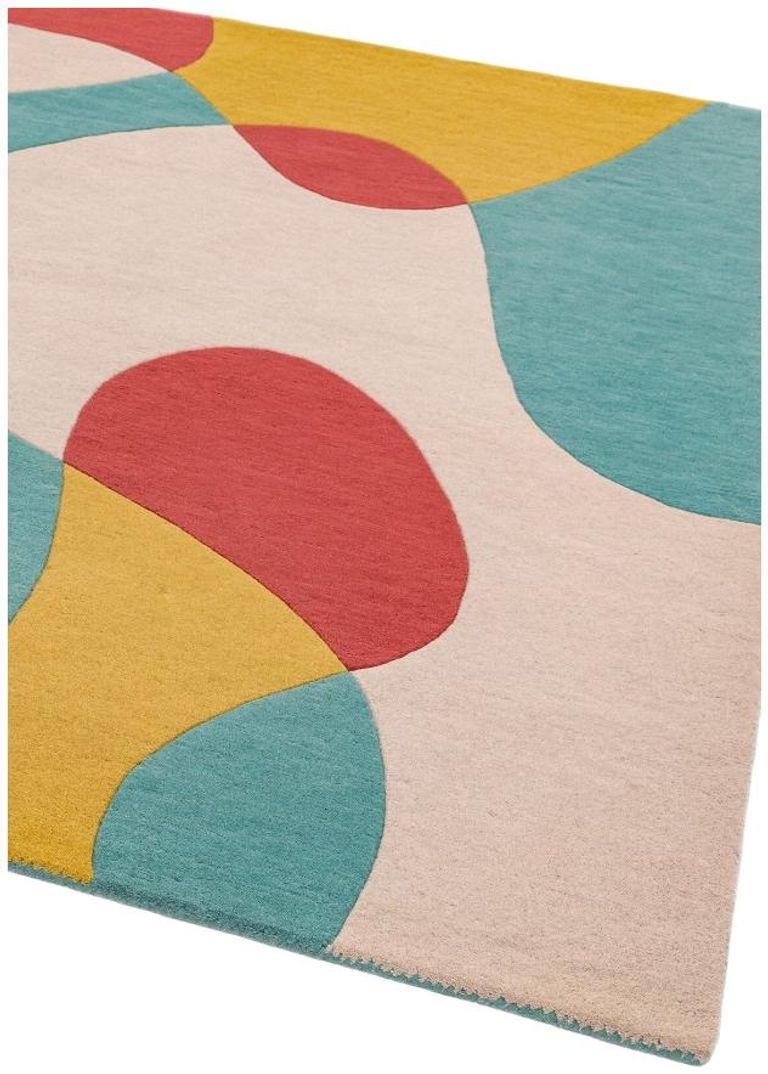 Asiatic Contemporary Design Matrix Arc 53 Bright Multi Colour Rug ...