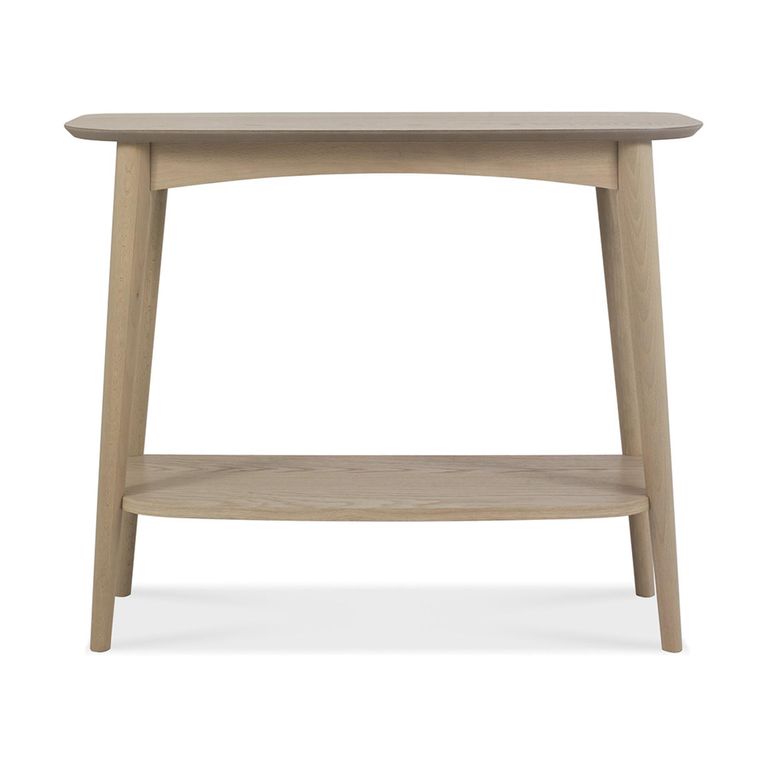 Bentley Designs Dansk Scandi Oak 1 Shelf Console | Choice Furniture ...