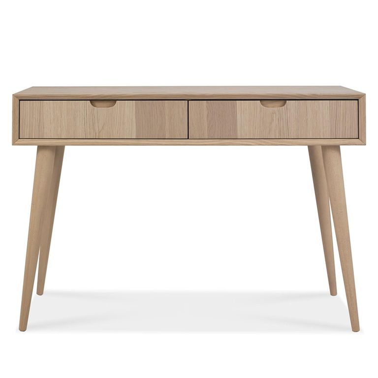Bentley Designs Dansk Scandi Oak 2 Drawer Console Table | CFS UK